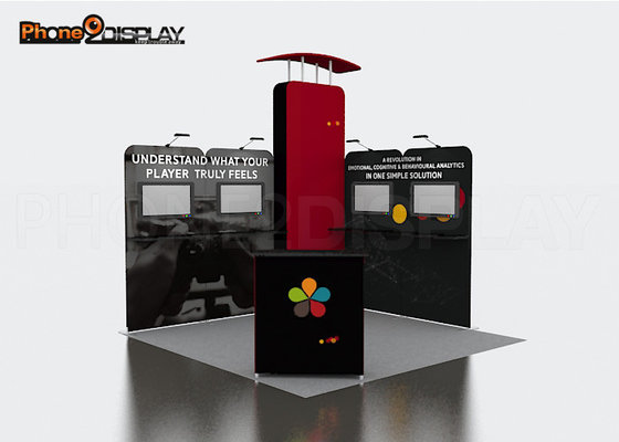 Durable Aluminum Trade Fair Booth , Reusable Advertising Creative Trade Show Booths