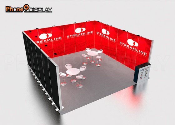 Conception de système modulaire légère en aluminium réglable de cabines d'objet exposé de salon commercial