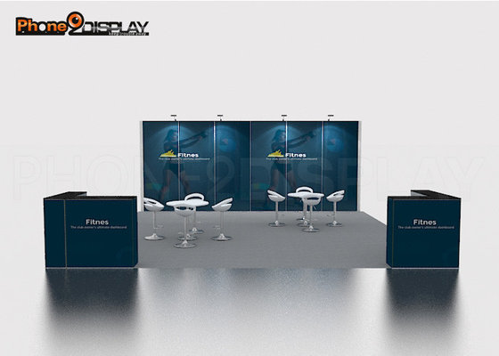Cabine modulaire de salon commercial d'installation facile/conception modulaire de stalle pour le support d'exposition