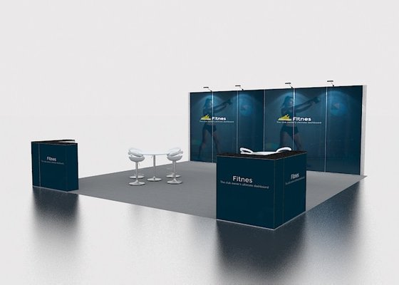Cabine modulaire de salon commercial d'installation facile/conception modulaire de stalle pour le support d'exposition