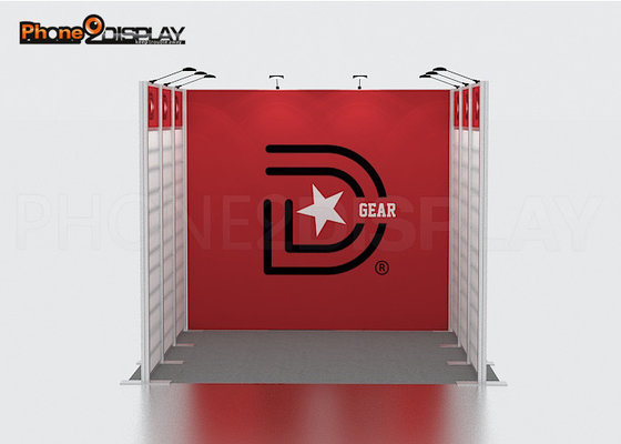 Équipement léger modulaire Slatwall de cabine de salon commercial pour accrocher des produits
