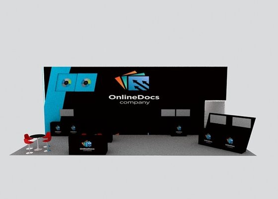 La cabine de salon commercial réutilisée par promotion de double Decker conçoivent en fonction du client avec l'impression de CMYK