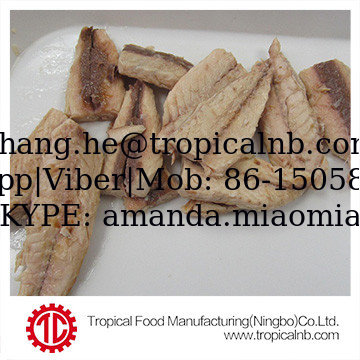 canned mackerel fillet in oil 1000g