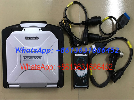 Iveco Truck Diagnostic Scanner With Cf30 Laptop Iveco Eltrac Easy Heavy Duty  Diagnostic ECI Diagnostic Interface Tool