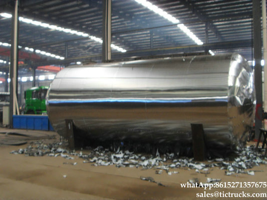 Stainless steel horizontal  storage-45000L-chemical-tank  insulated rockwood 8cm