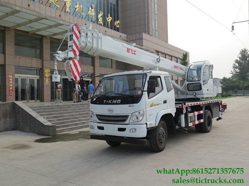 Custermizing T.KING 8-12 tons truck crane- sale price  WhatsApp:8615271357675