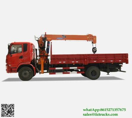 Custermizing  4x2 8 ton truck mounted crane SQ8S4   crane truck high quality on sale App:8615271357675