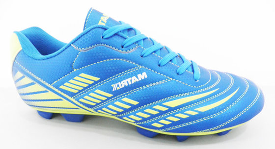 Bright Blue Indoor Outdoor Soccer Shoes Toddler Customize Soccer Cleats