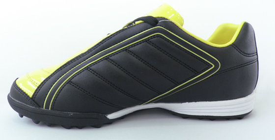 Men Turf Black Comfortable Indoor Outdoor Soccer Shoes With PU Upper/RB Outsole, Different Colors Are Available