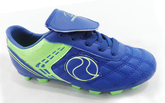 Hard Groud Childrens Soccer Shoes , 30 - 35# Outdoor Kids Soccer Shoes TPU Outsole