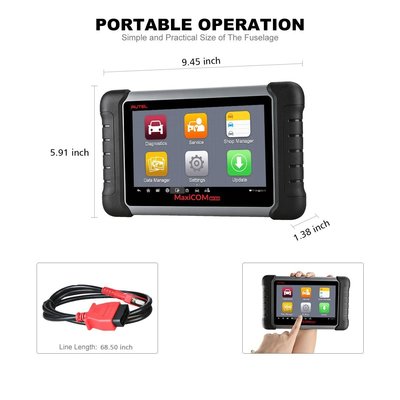 Autel MaxiCOM MK808 OBD2 Diagnostic Scan Tool System