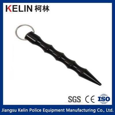 Pencil Shap black Self Defensive 6061 aviation aluminum alloy Kubaton with Keychain