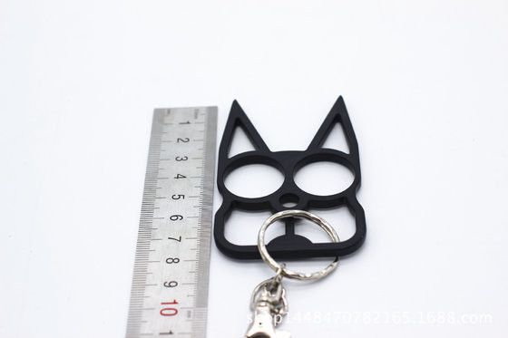 Cat Self Defense Keychain with material of Aluminum alloy