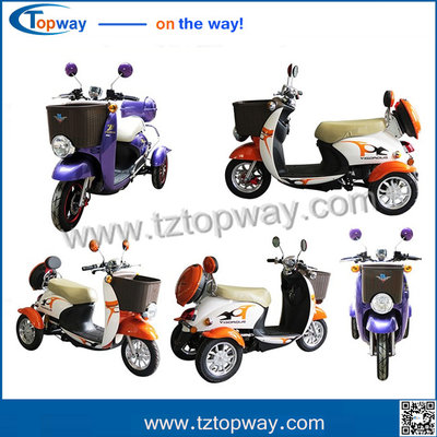 elder disable passenger drive electric mobility tricycle with driving speed 25km/h