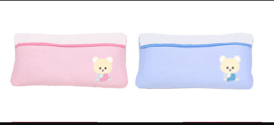 50X25CM Baby soft pillows / pink and blue with embroidery supplier