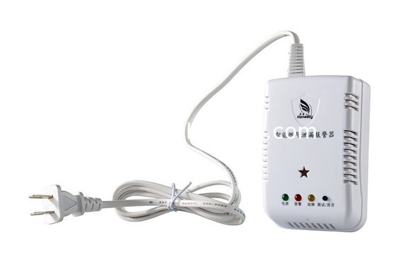 Round Plug Stand-Alone CH4 Domestic Natural Gas Detector For Home From Factory