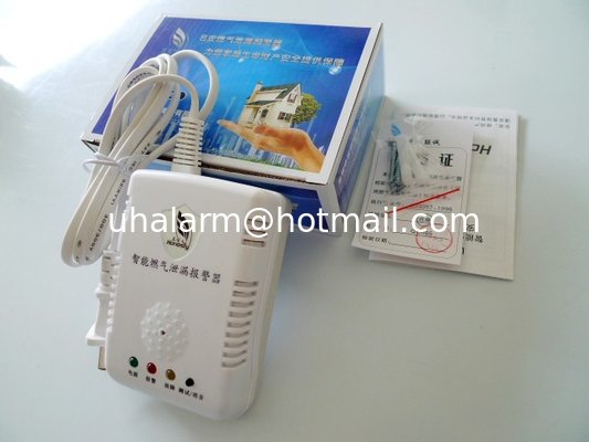 Round Plug Stand-Alone CH4 Domestic Natural Gas Detector For Home From Factory