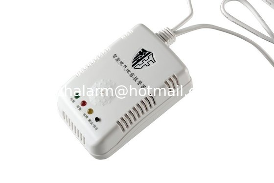 EN Standard 2 in 1 Combine AC Powered Combustible Gas & CO Detector With Shutoff Valve Factory Direct-Sale