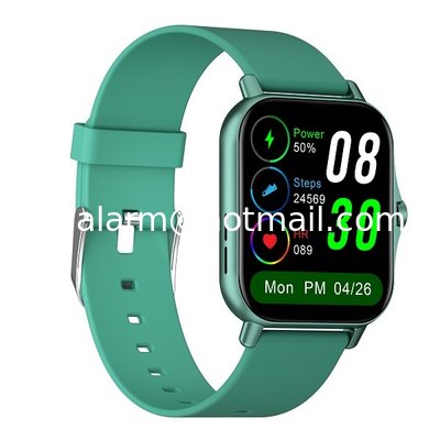 China Green 1.70 inch Square Screen Waterproof Bluetooth Smart Bracelet For Men and Wonmen Fitness