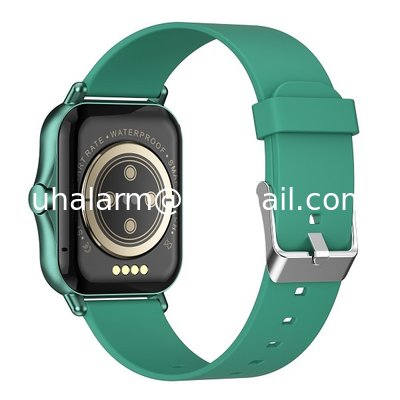 China Green 1.70 inch Square Screen Waterproof Bluetooth Smart Bracelet For Men and Wonmen Fitness