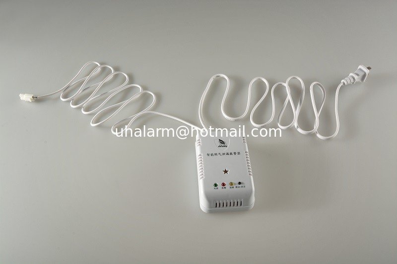 EN Standard Home Natural Gas Detector With Shutoff Valve For Home Kitchen