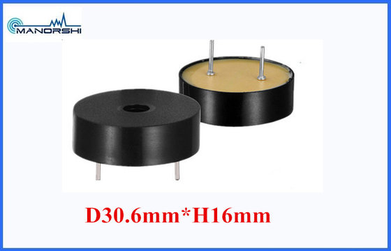 Industrial Self Drive Piezo Buzzer 9V DC , Black Panel Mount Buzzer