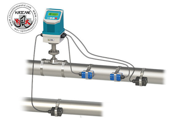 Line-in intelligent module insertion ultrasonic flow & heat meter