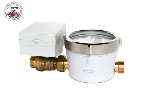 DN15 Ultrasonic Water Meter with Wireless Control Valve for Smart Metering System