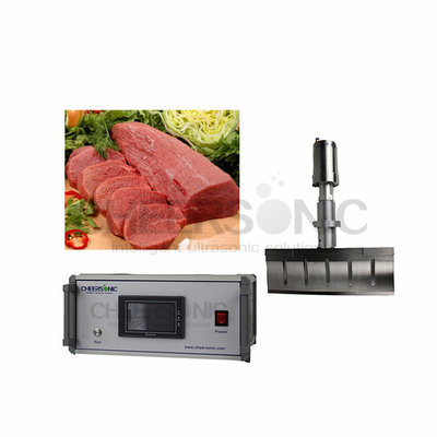 OEM Ultrasonic Meat Slicing Machine For Fresh / Frozen Meat 20KHZ