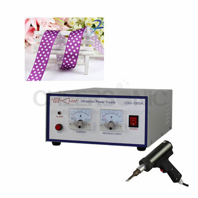 Industrial Fabric Cutting Machine With Ultrasonic Cutting Tool 40KHZ
