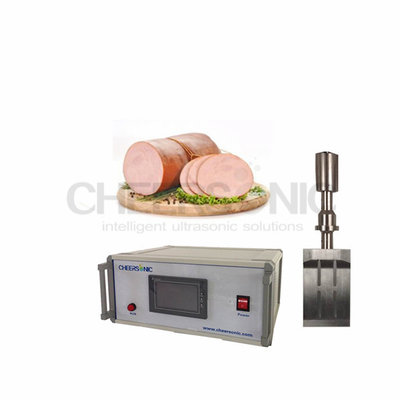 1200 Watt Ultrasonic Food Cutter / Meat Cutting Machine Large Output