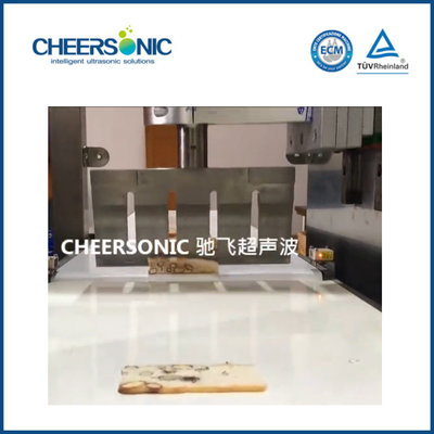 High Effective Ultrasonic Cheesecake Cutter Machine With Touch Screen Interface , 6kw Power