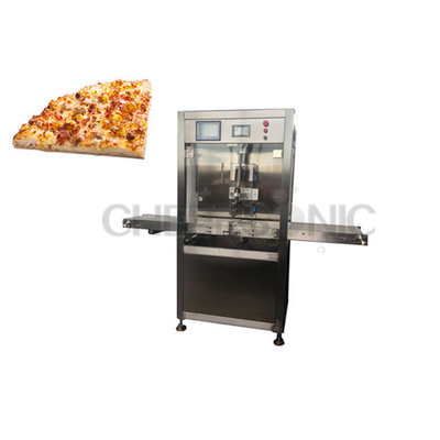 Automatically Ultrasonic Cutting Equipment , Pizza / Cake Slicing Machine With Titanium Blade