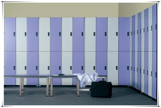 Dressing Room Waterproof HPL Board Employee Locker