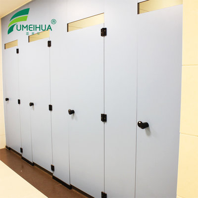 l shape phenolic resin material toilet partition with accessories