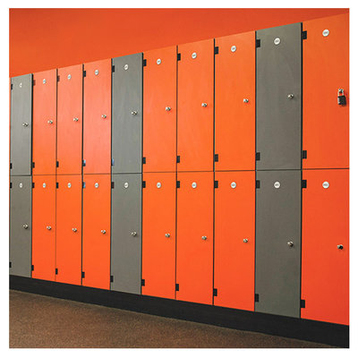 2 doors Waterproof Swimming Pool Electronic Lock HPL Locker