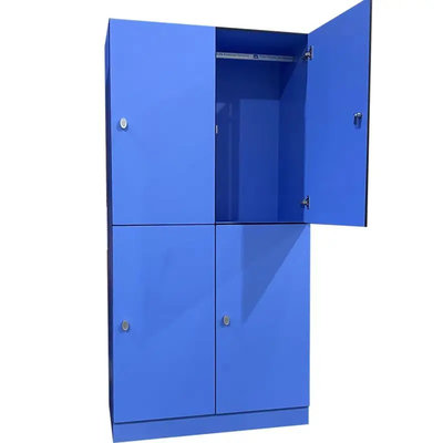 Changing Room Fireproof Used Coin Operated Locker with Bench