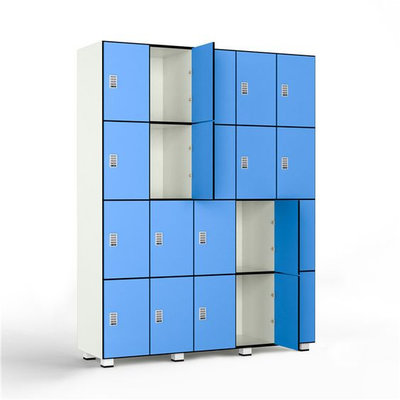Waterproof compact laminate gym lockers and bench gym fitness club lockers