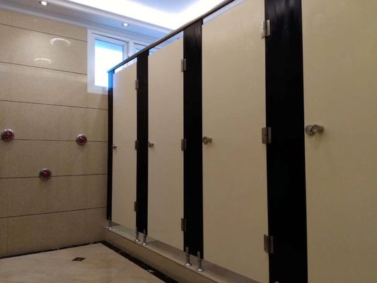 Decorative Laminated HPL Hospital Toilet Cubicle Dimensions