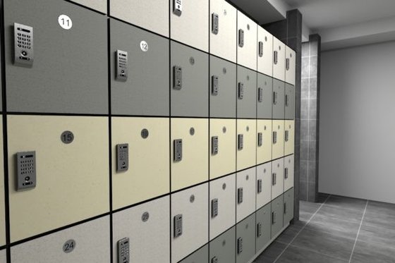 HPL Compact Laminate Locker with Key Lock for Students Bag