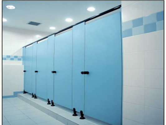 18 mm Thickness Ready Made The Public Toilet with Hardware