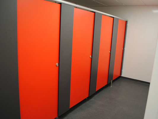 Commercial Shower Waterproof Cubicle Toilet Partition  waterproof phenolic board washroom partition
