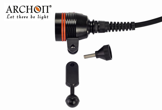 6500 Lumen 200 Meter Underwater Video Lights , CREE XM-L2 U2 LED Dive Torch