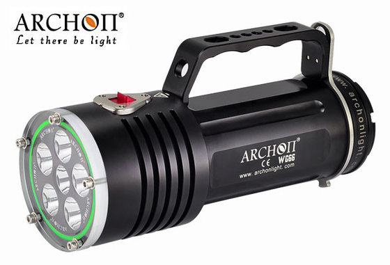 Rechargeable Diving Flashlight Cave Diving Lights Led Lantern Underwater 200M