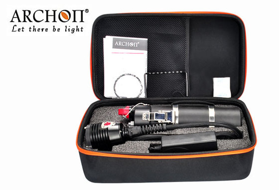 Durable 4000 Lumens WH46 Technical Dive Lights , 6500K Canister Dive Light
