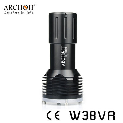 Aluminium Alloy Rechargeable 32650 Underwater Video Lights Waterproof