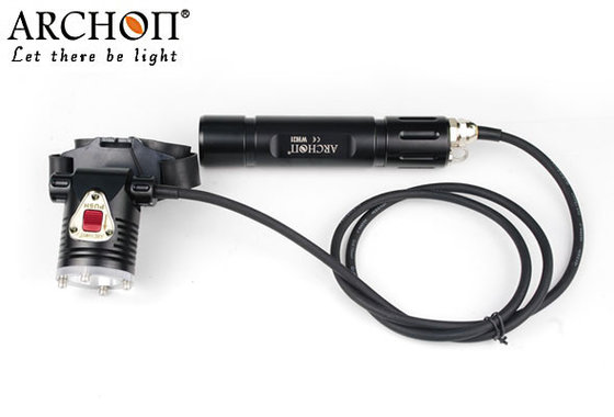 Aircraft Grade Aluminum WH31 Diving Headlamp 1000 Lumens for Cave Diving