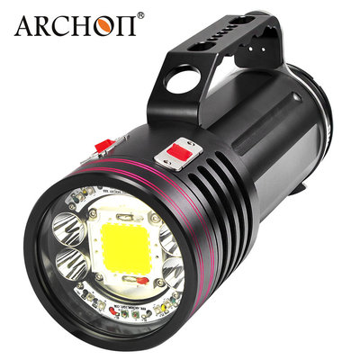 Multifunction Wide + Spot Lighting Beam Led Photography Lights Waterproof 100M