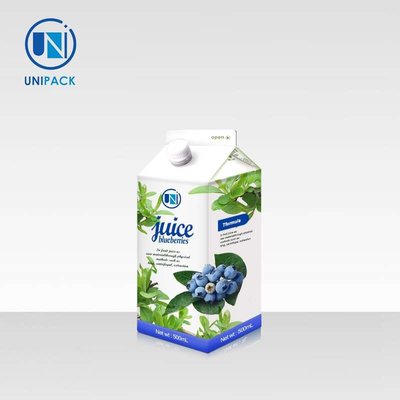 Beverage Packaging Material Pak Juice Packing  Gable Top Carton