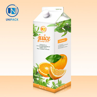 Beverage Packaging Material Fruit Gable Top Milk Juice Boxes